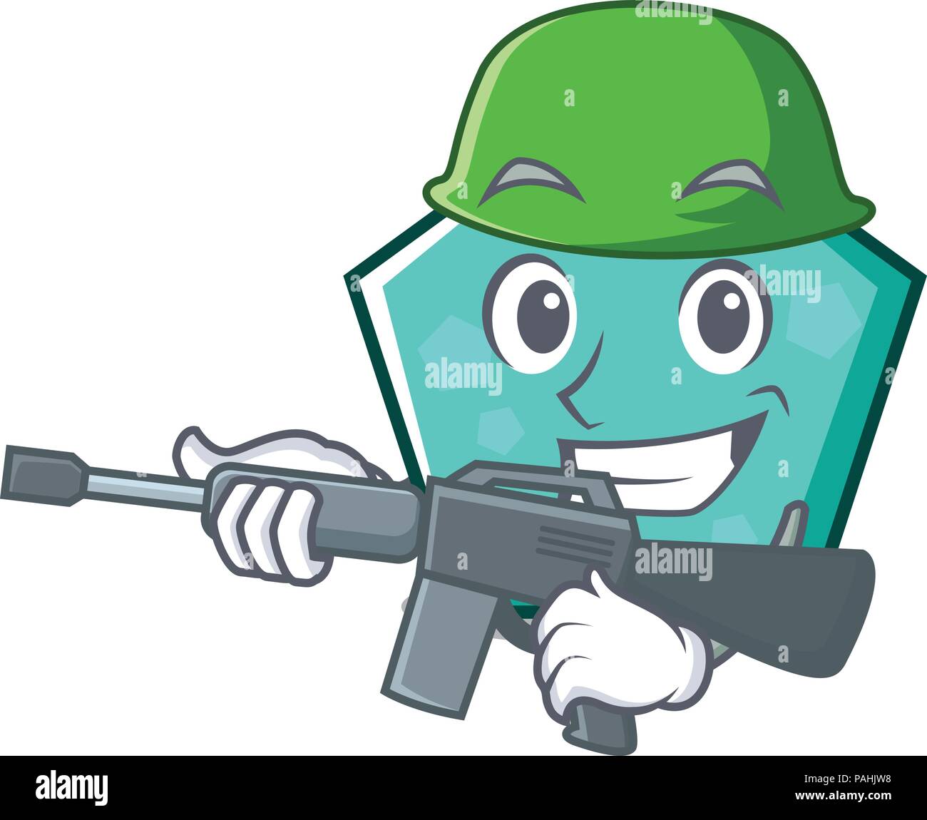 Army pentagon character cartoon style Stock Vector Image & Art - Alamy