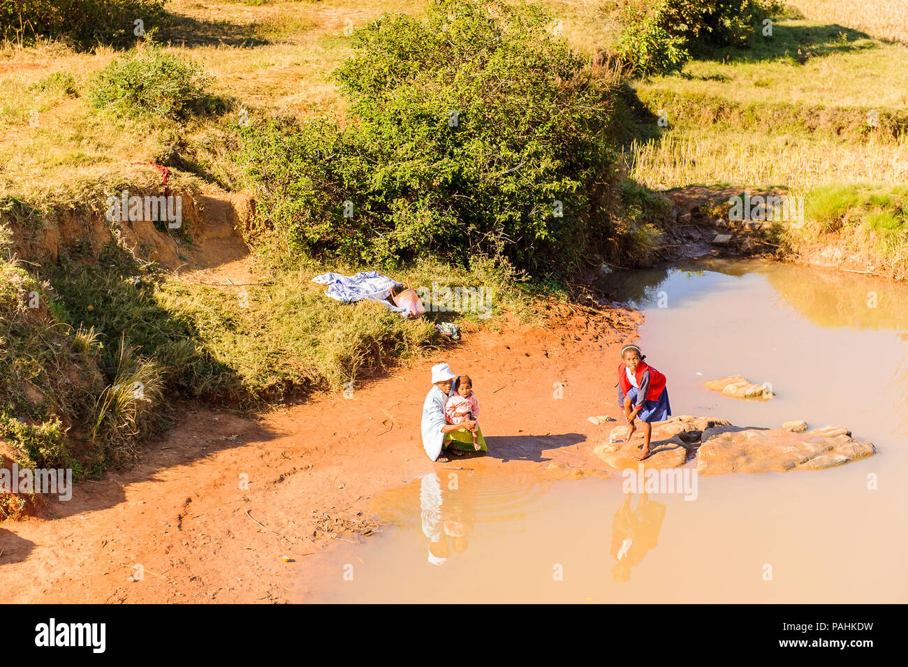 ANTANANARIVO, MADAGASCAR - JUNE 30, 2011: Unidentified Madagascar ...