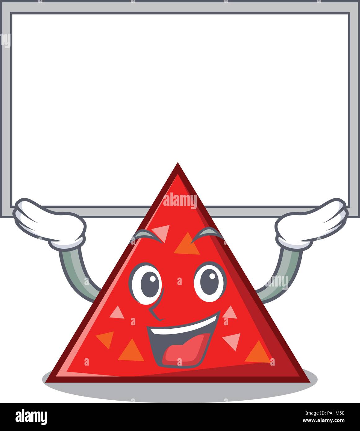 Up board triangel character cartoon style Stock Vector Image & Art - Alamy