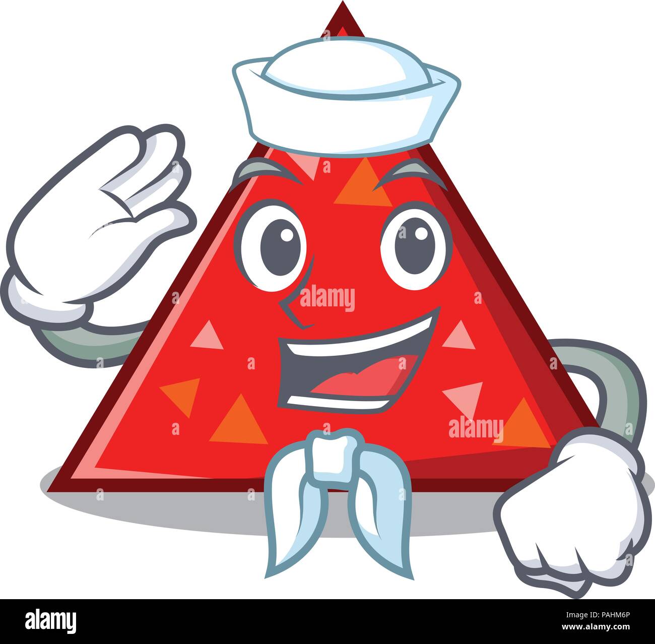 Sailor triangel character cartoon style Stock Vector Image & Art - Alamy