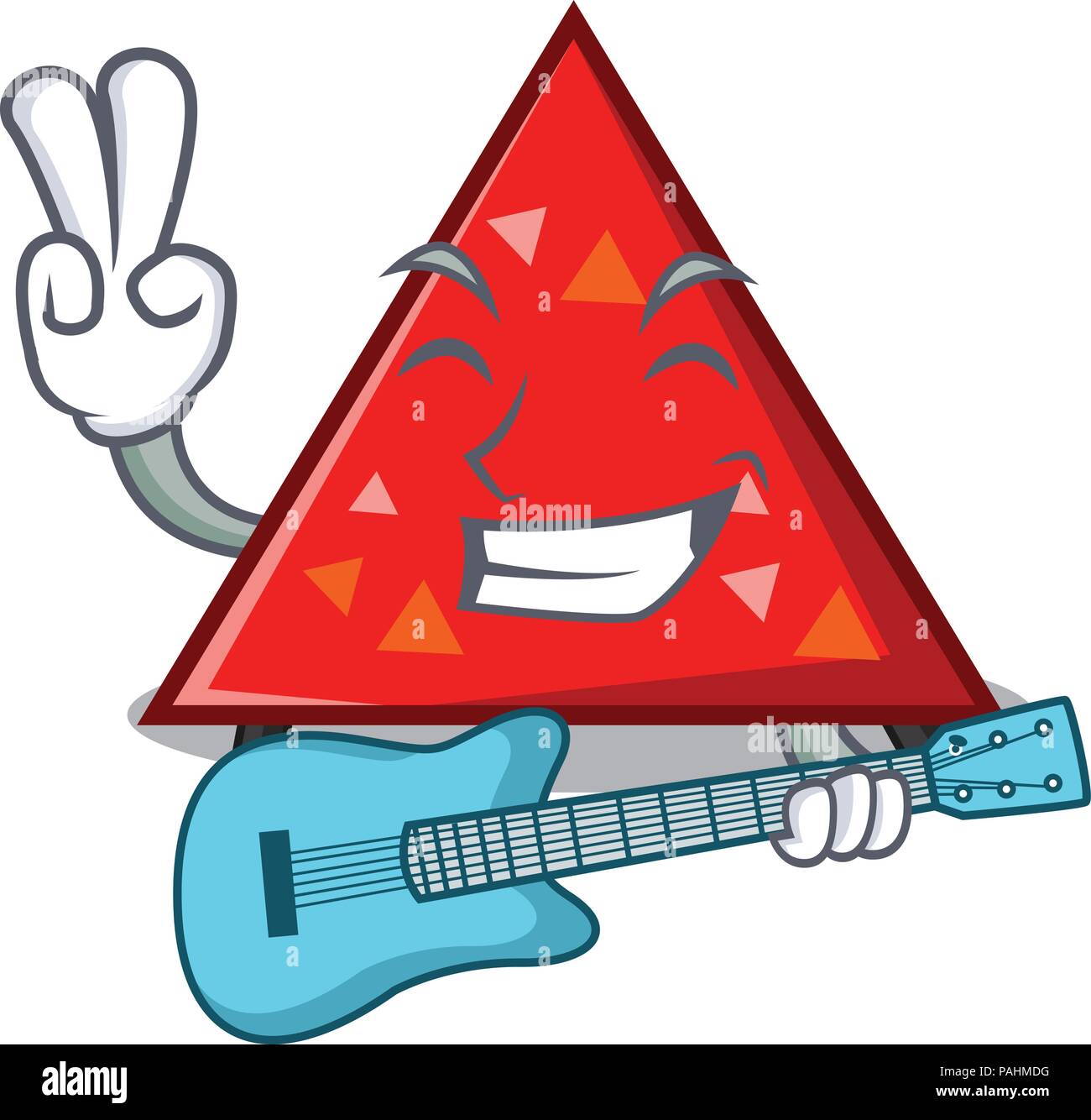 Guitar shaped outline Stock Vector Images - Alamy