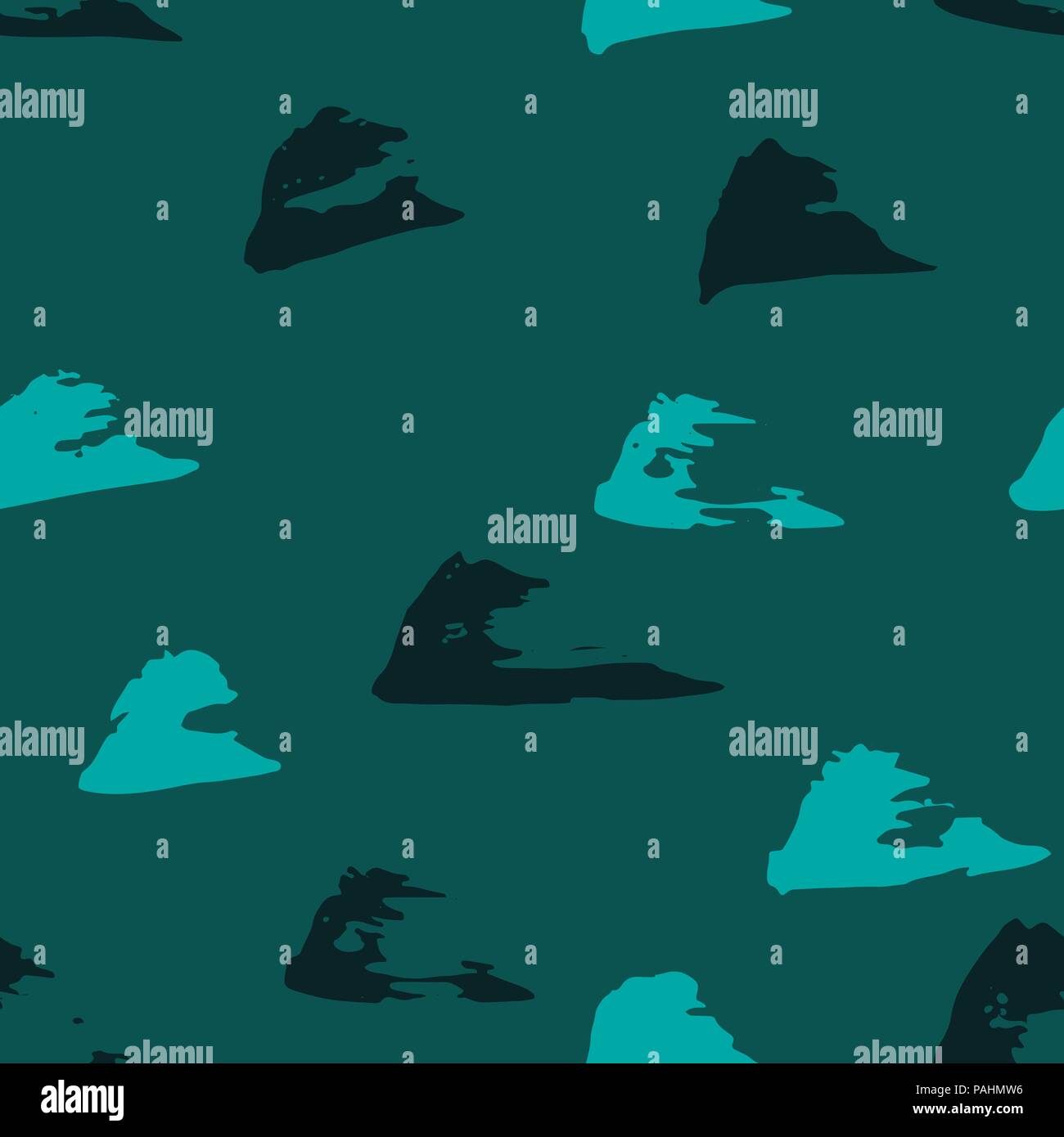 Vector seamless pattern. Abstract background with brush strokes. Ink ...