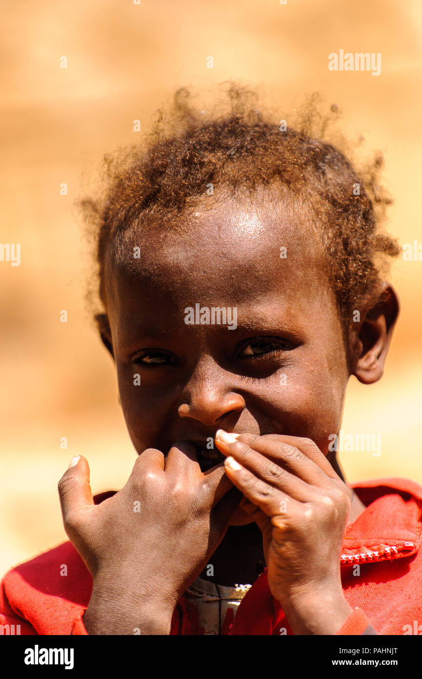 AKSUM, ETHIOPIA - SEP 24, 2011: Unidentified Ethiopian beautiful girl ...