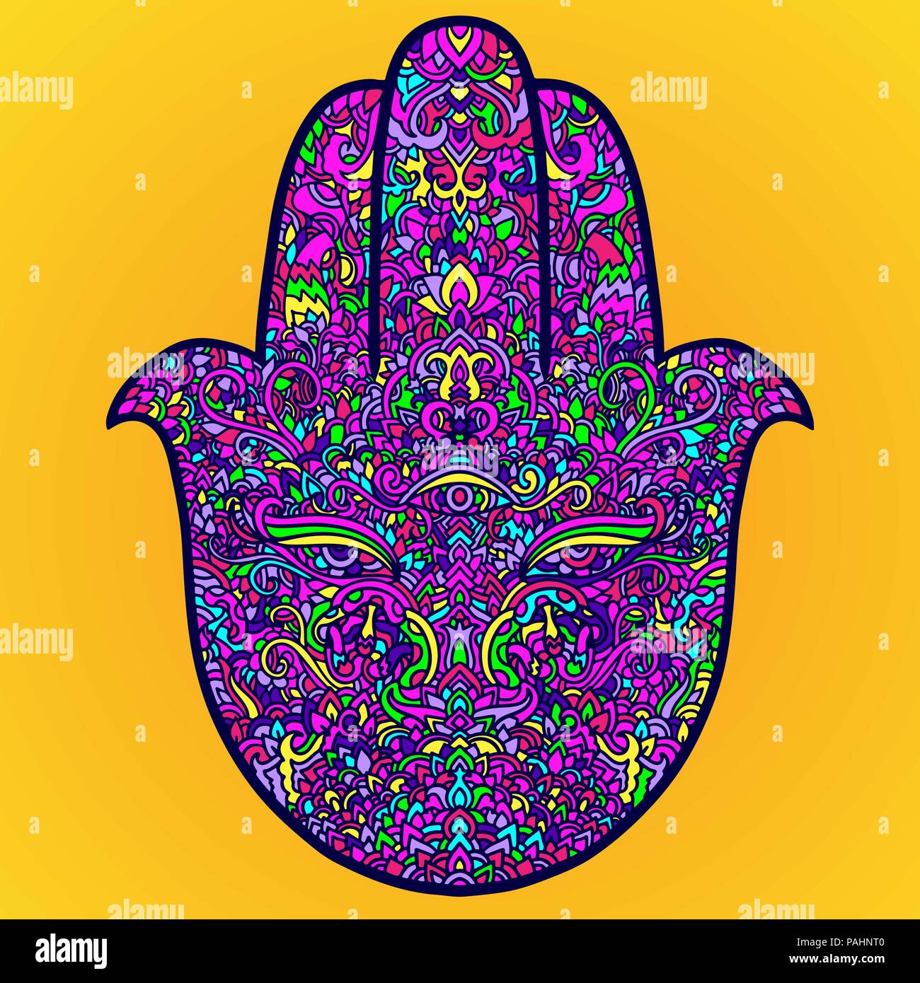 Hamsa Hand Background