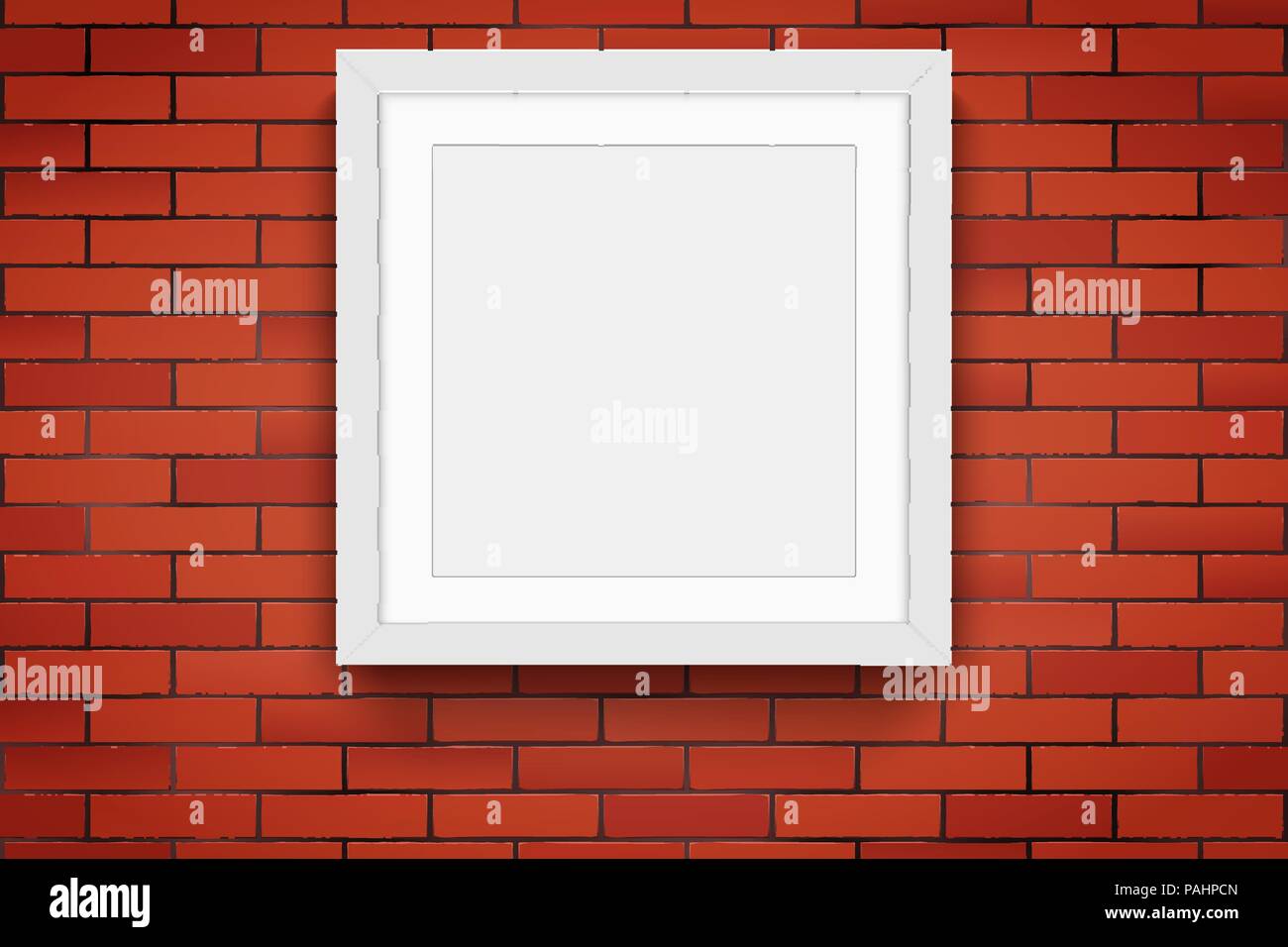 Red brick wall Stock Vector Images - Alamy