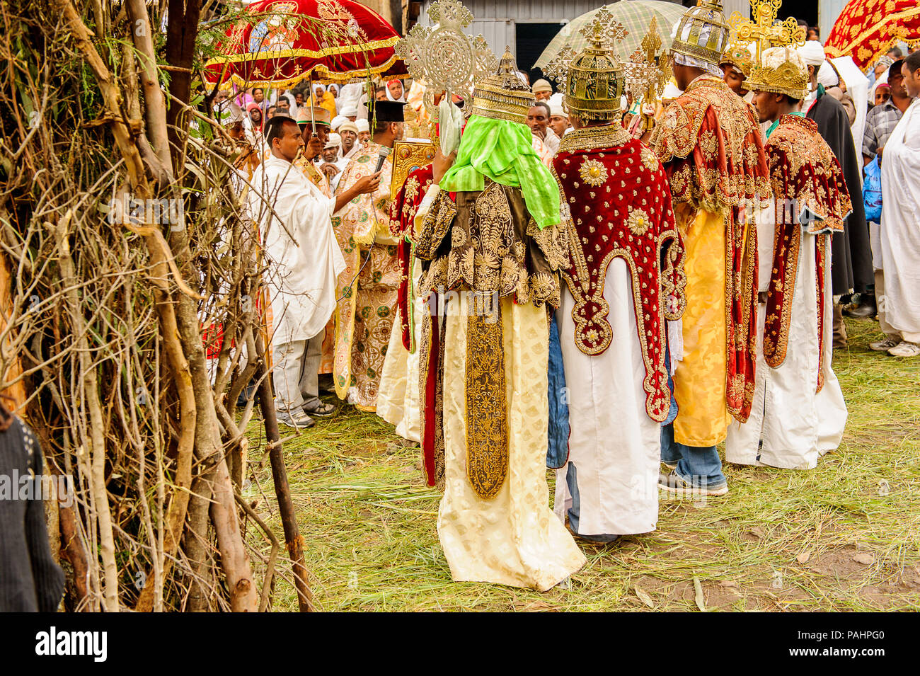 Meskel ceremony in lalibela hi-res stock photography and images - Alamy