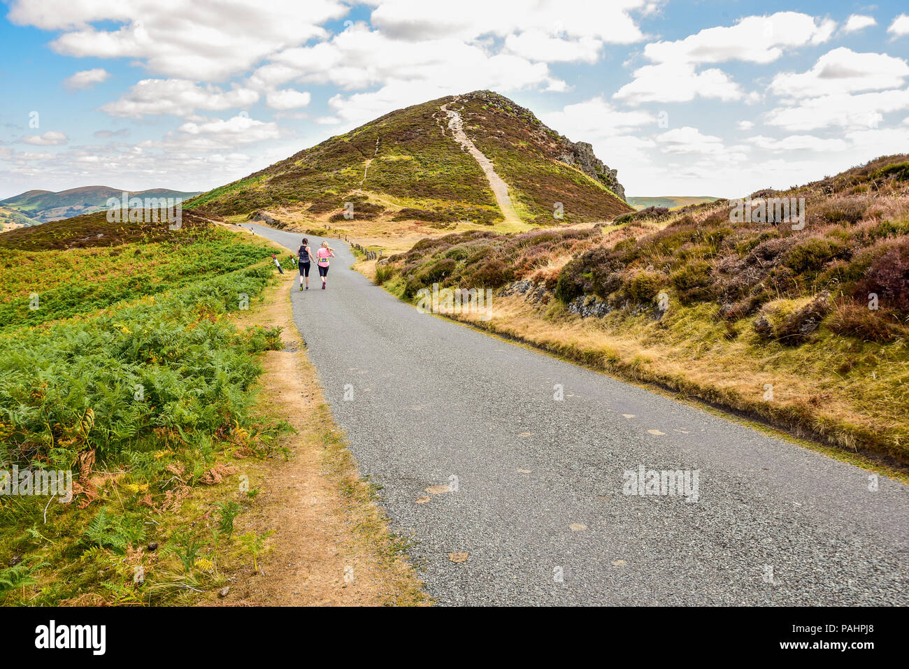 A view from Long Mynd in the Shropshire hills Stock Photo - Alamy