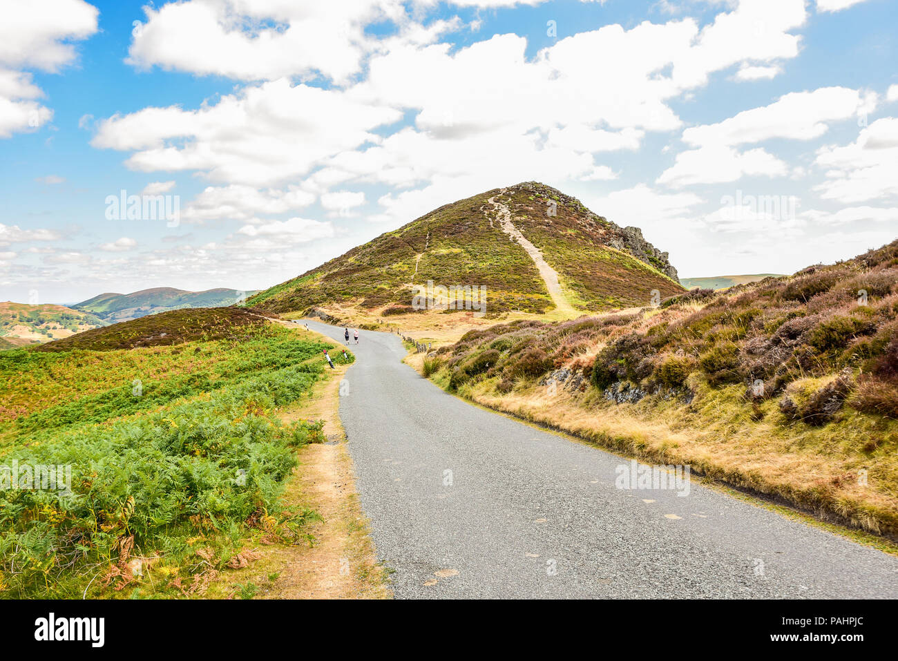 A view from Long Mynd in the Shropshire hills Stock Photo - Alamy
