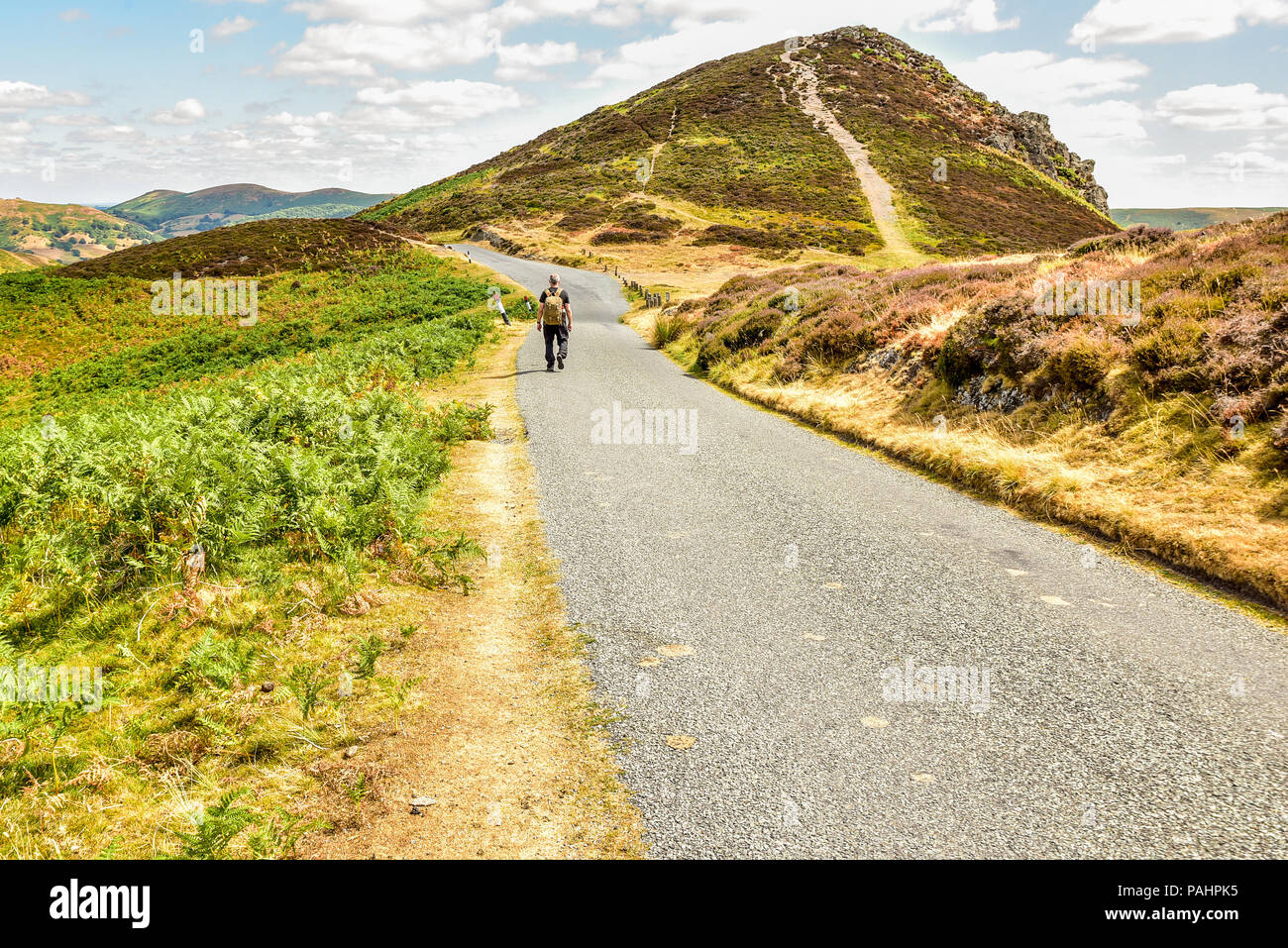 A view from Long Mynd in the Shropshire hills Stock Photo - Alamy
