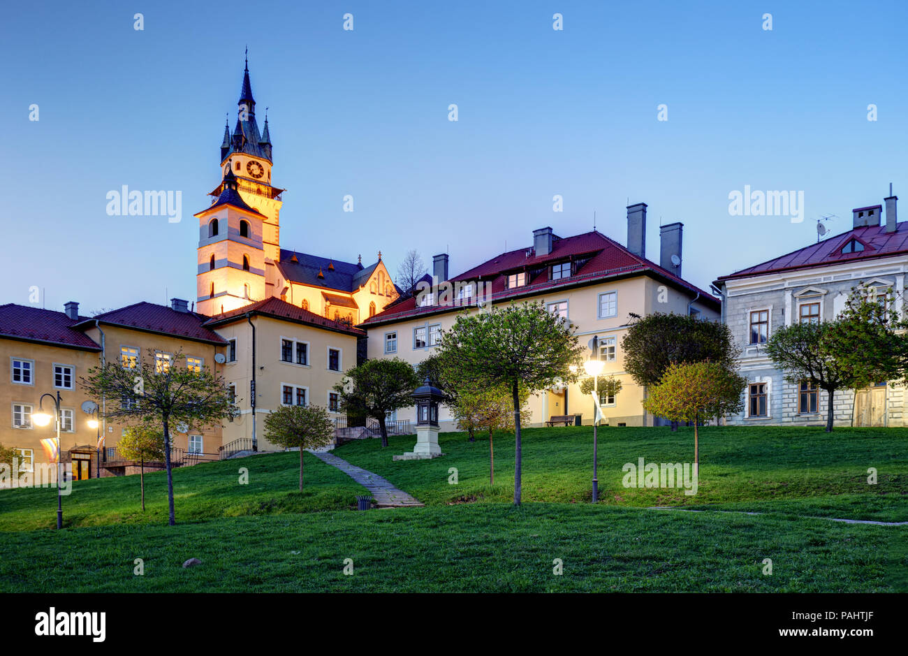 Slovakia - historic medieval mining town of Kremnica Stock Photo - Alamy