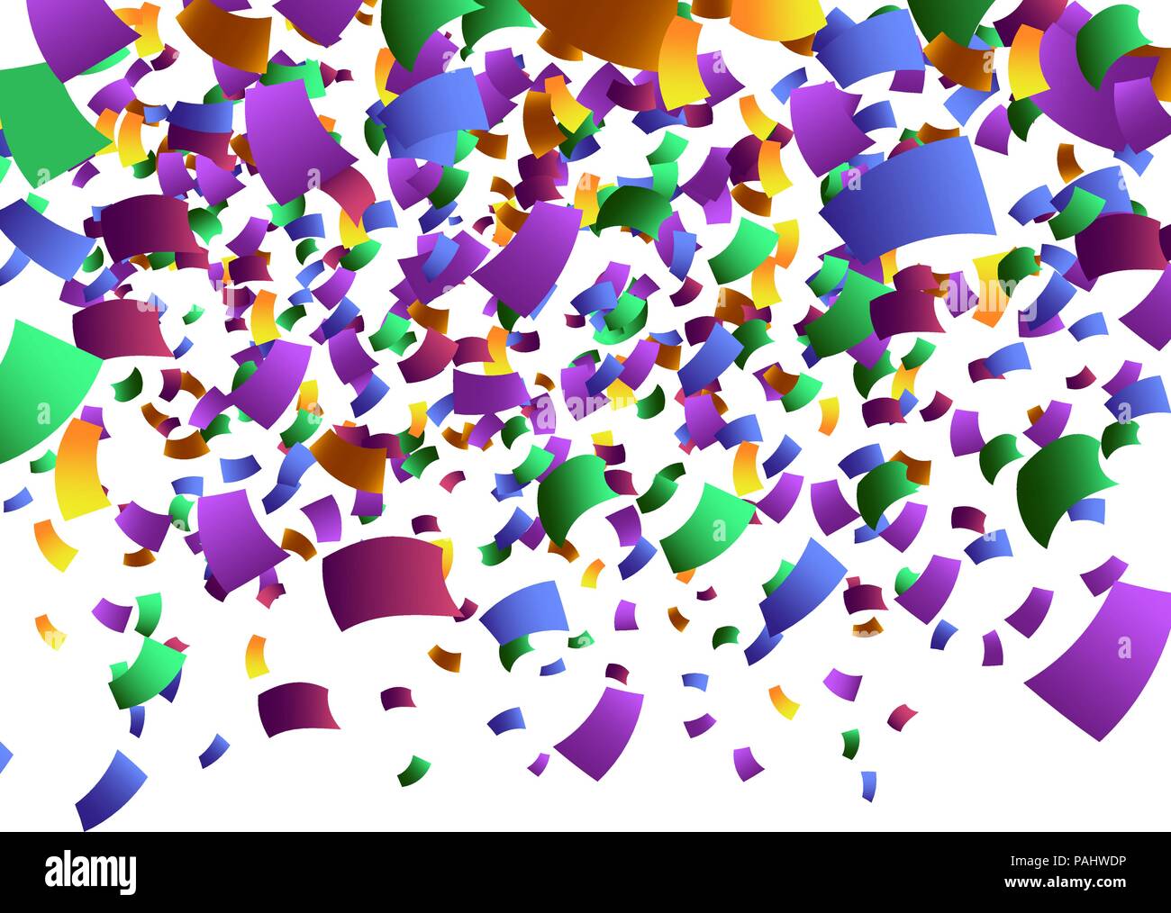 falling colorful confetti Stock Vector Image & Art - Alamy