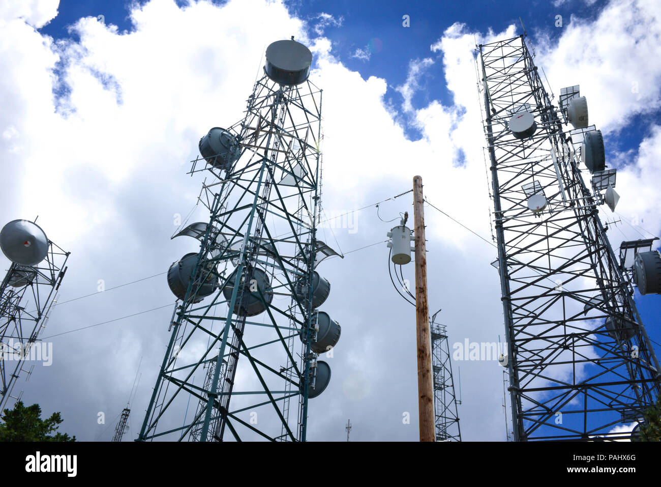 Towers Cluster High Resolution Stock Photography and Images - Alamy