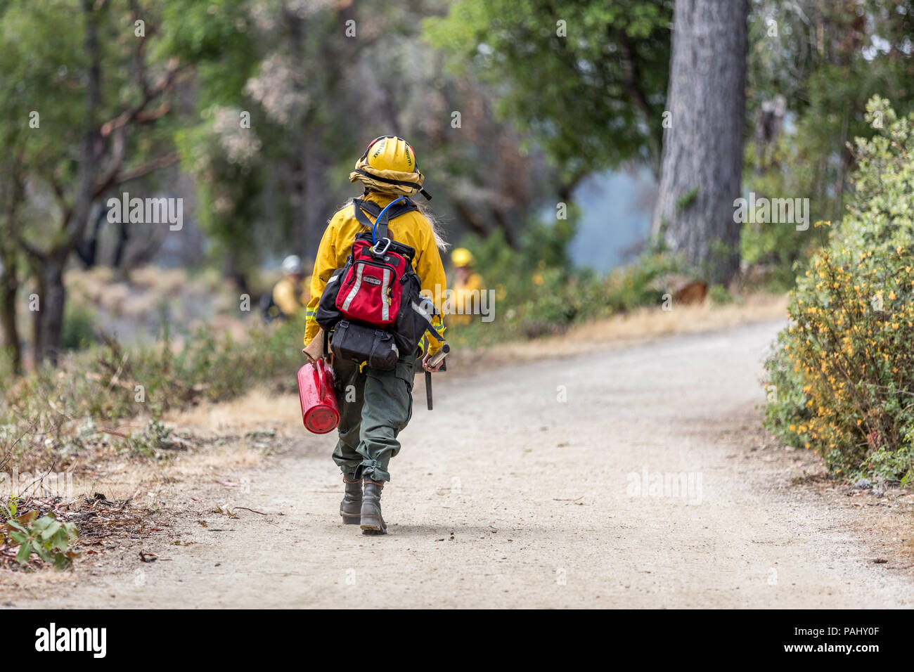 Firefighters fighting fires in California Stock Photo - Alamy
