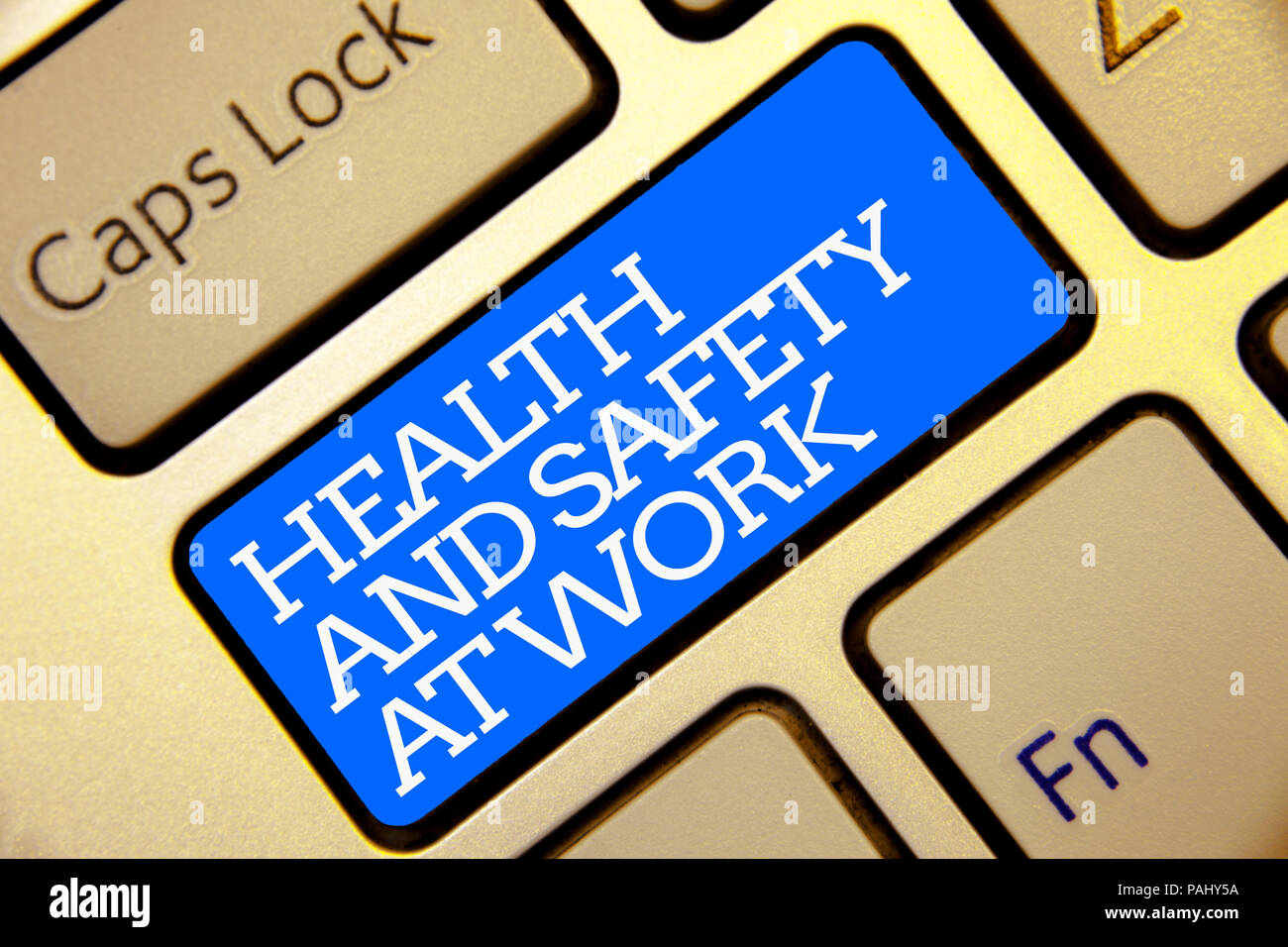 Writing note showing Health And Safety At Work. Business photo ...