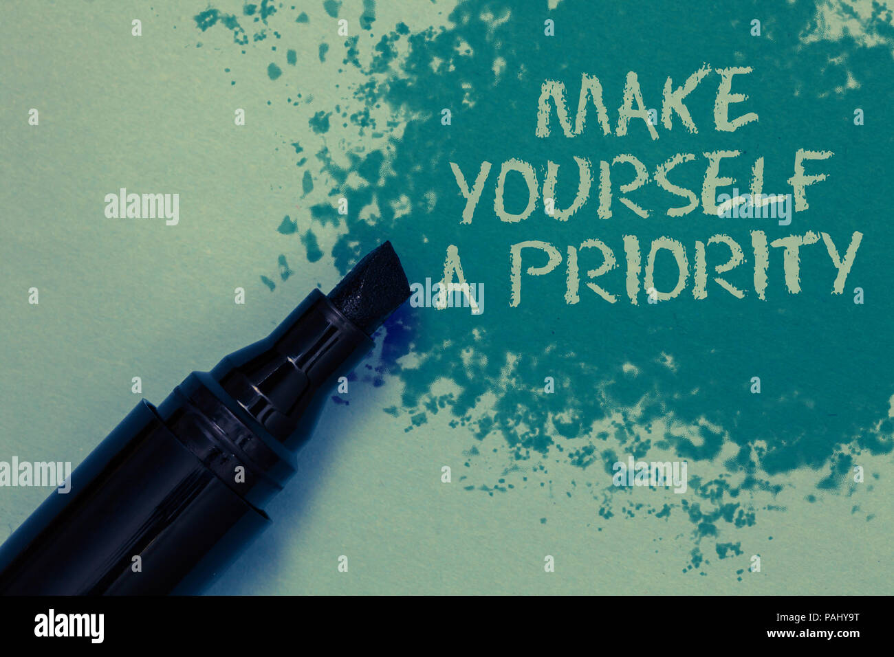 Conceptual hand writing showing Make Yourself A Priority. Business ...