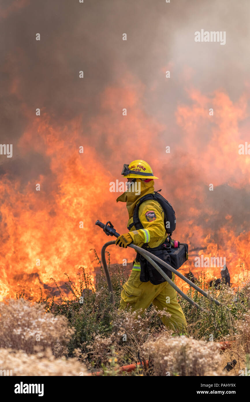 Firefighter bulldozer hi-res stock photography and images - Alamy