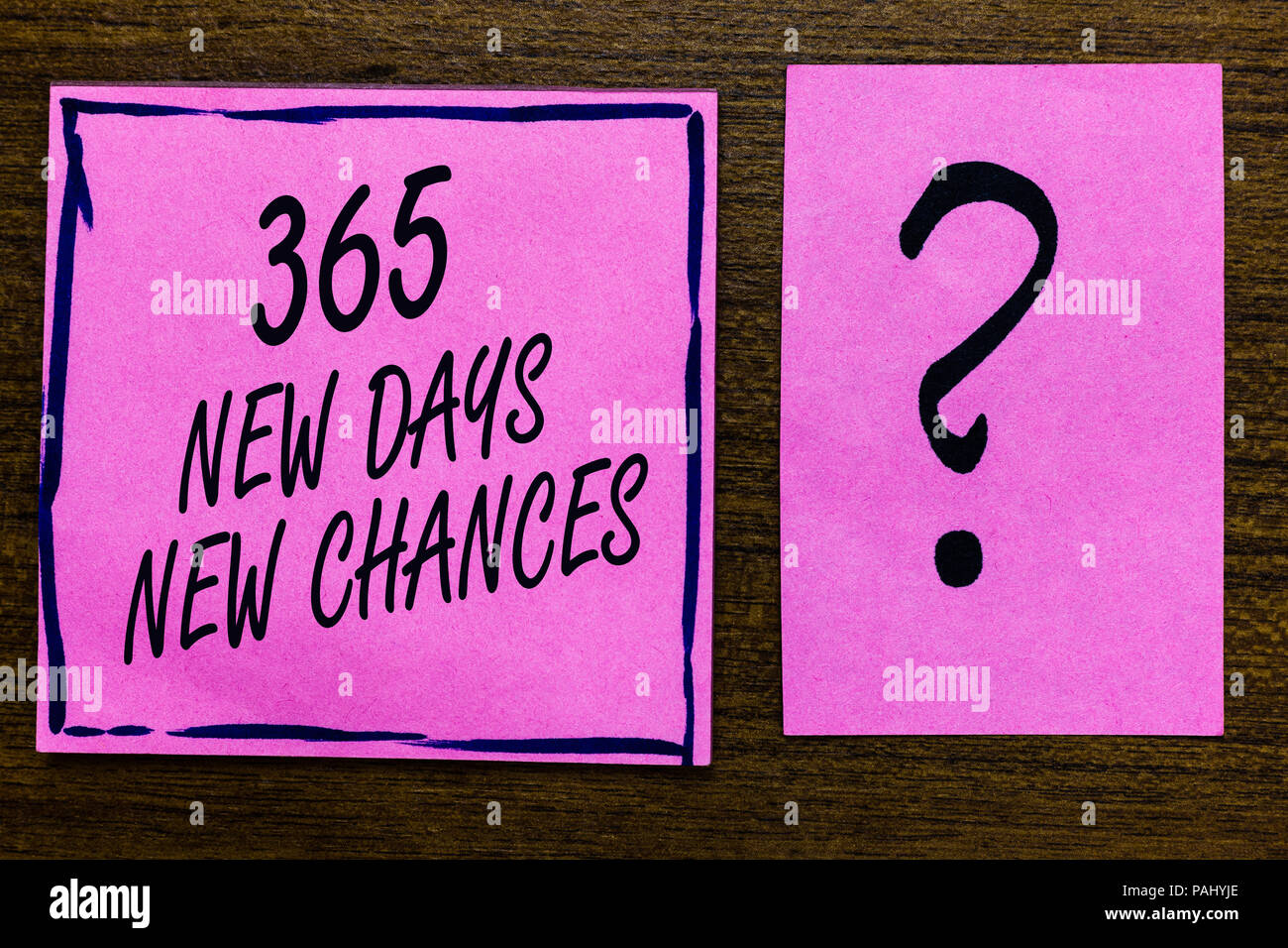 Text sign showing 365 New Days New Chances. Conceptual photo Starting ...