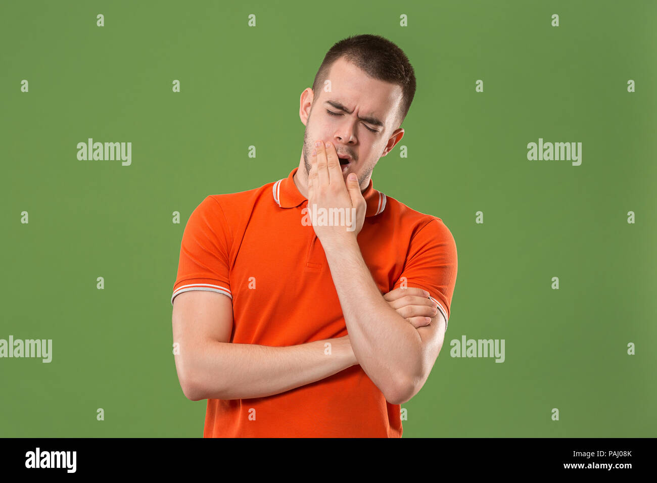 Beautiful bored man Stock Photo - Alamy