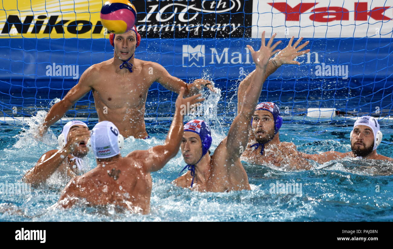 Budapest, Hungary - Jul 29, 2017. Croatia (BIJAC Marko 1, JOKOVIC Maro ...