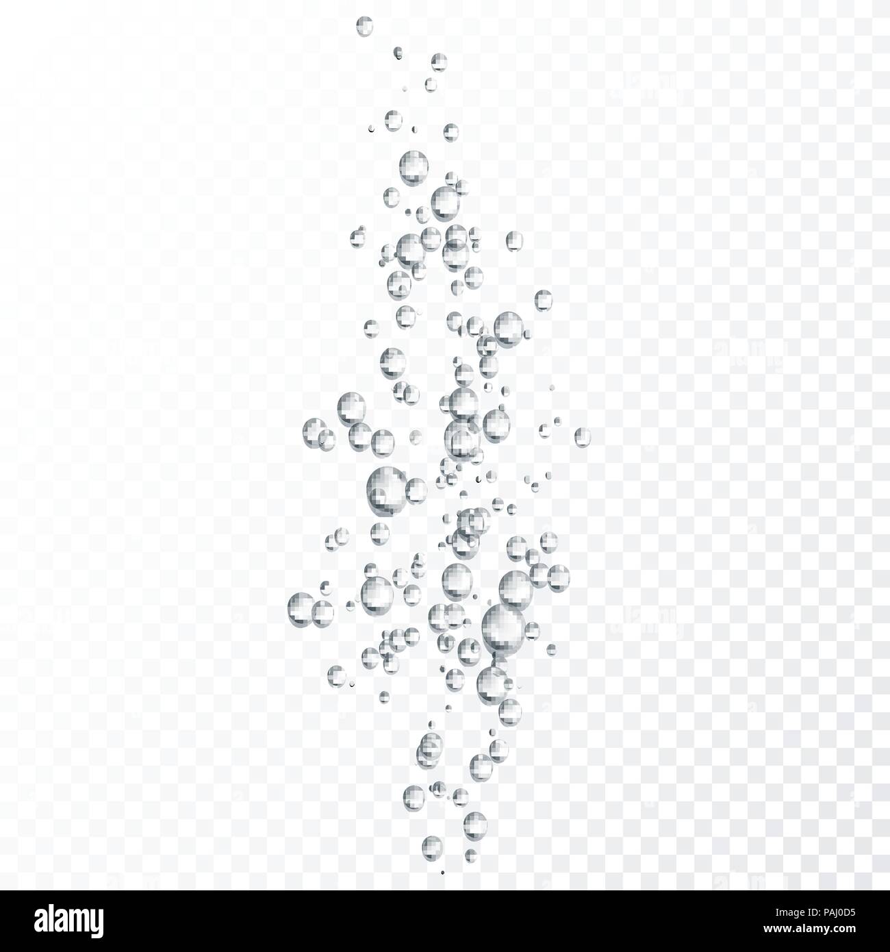 Drops on transparent background. Vector illustration Stock Vector Image ...