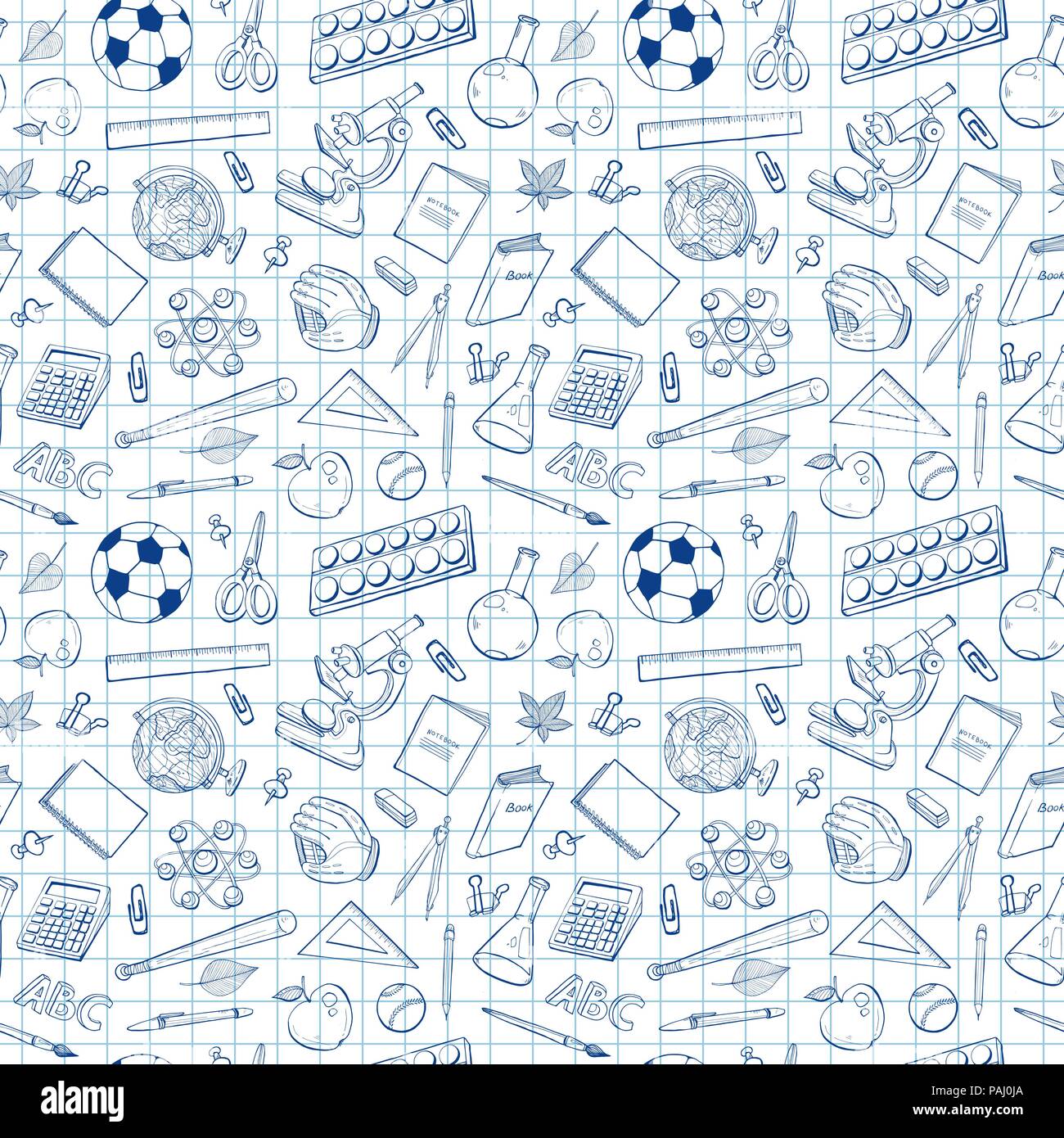 back to school pattern Stock Vector Image & Art - Alamy