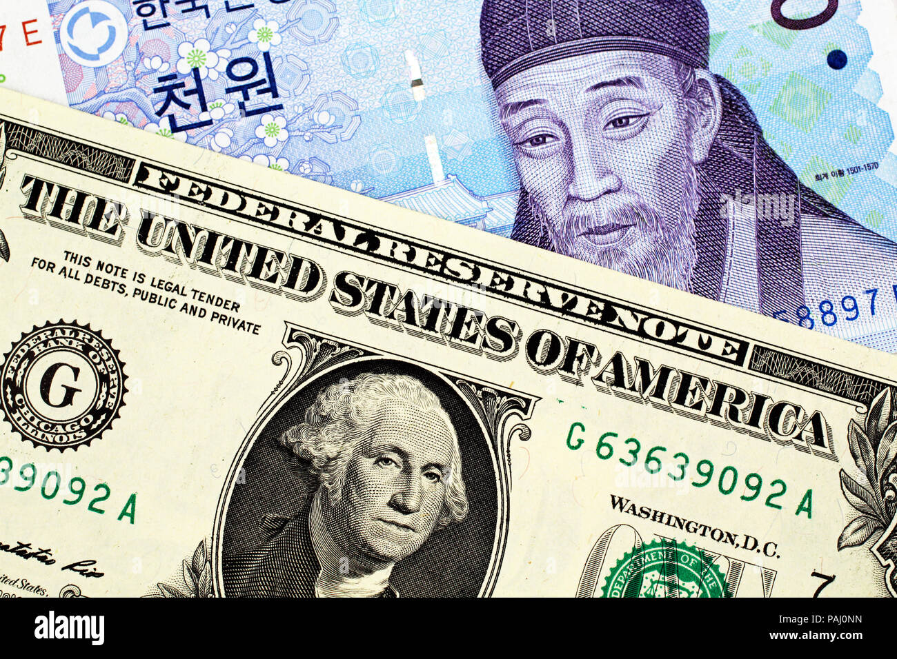 1000 Korean Won High Resolution Stock Photography and Images - Alamy