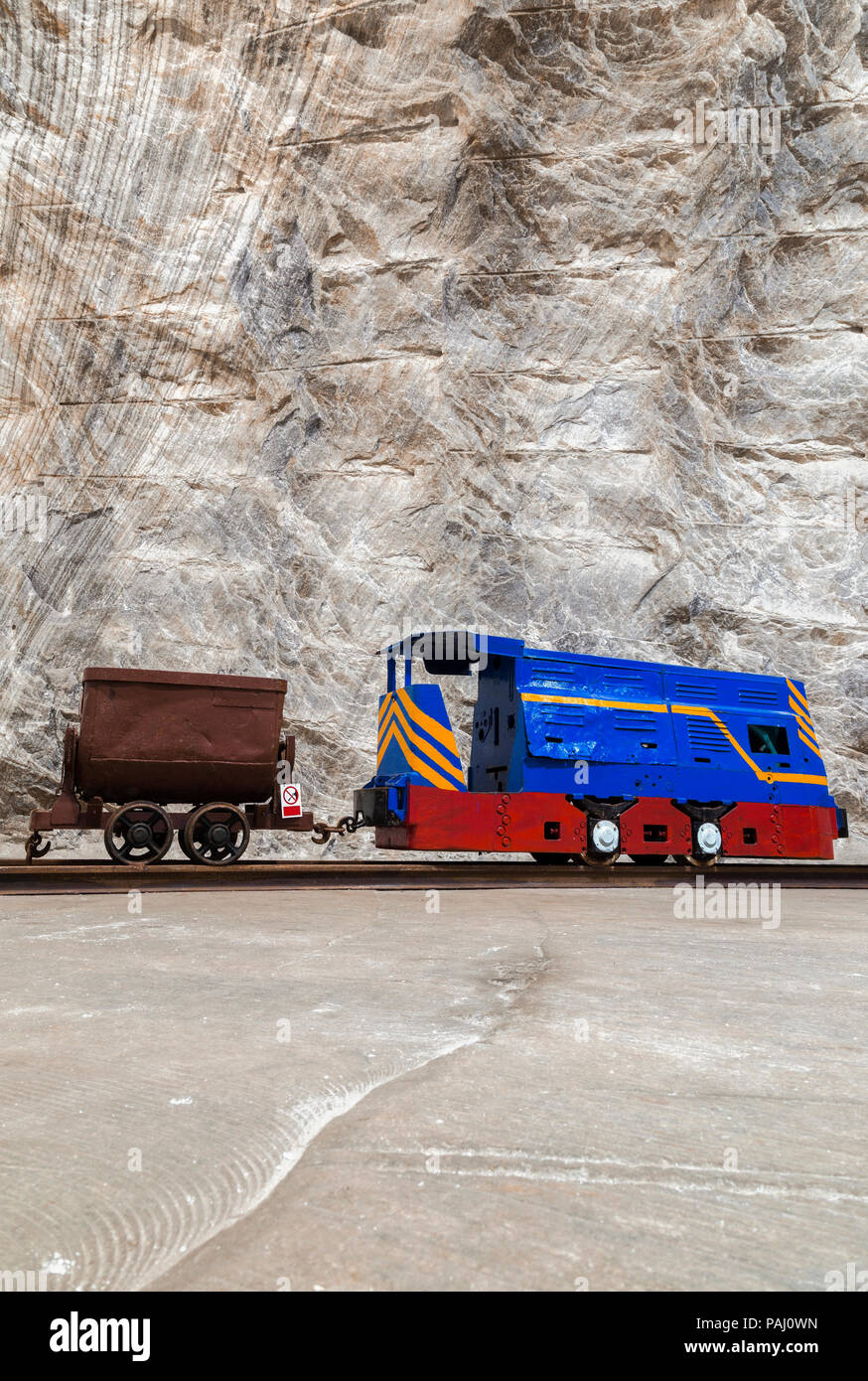 Underground salt mine trucks hi-res stock photography and images - Alamy