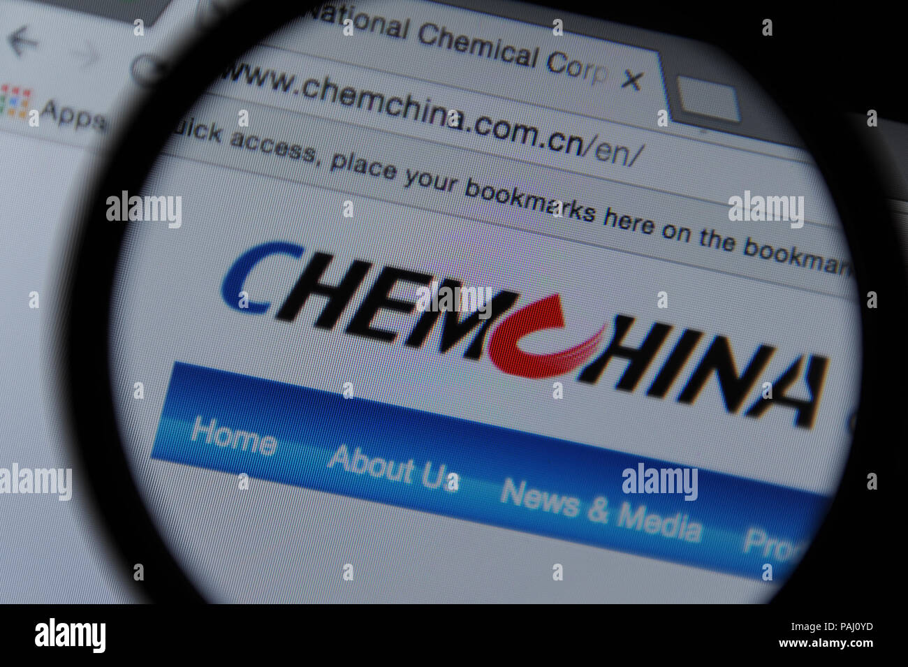 Chemchina logo hi-res stock photography and images - Alamy