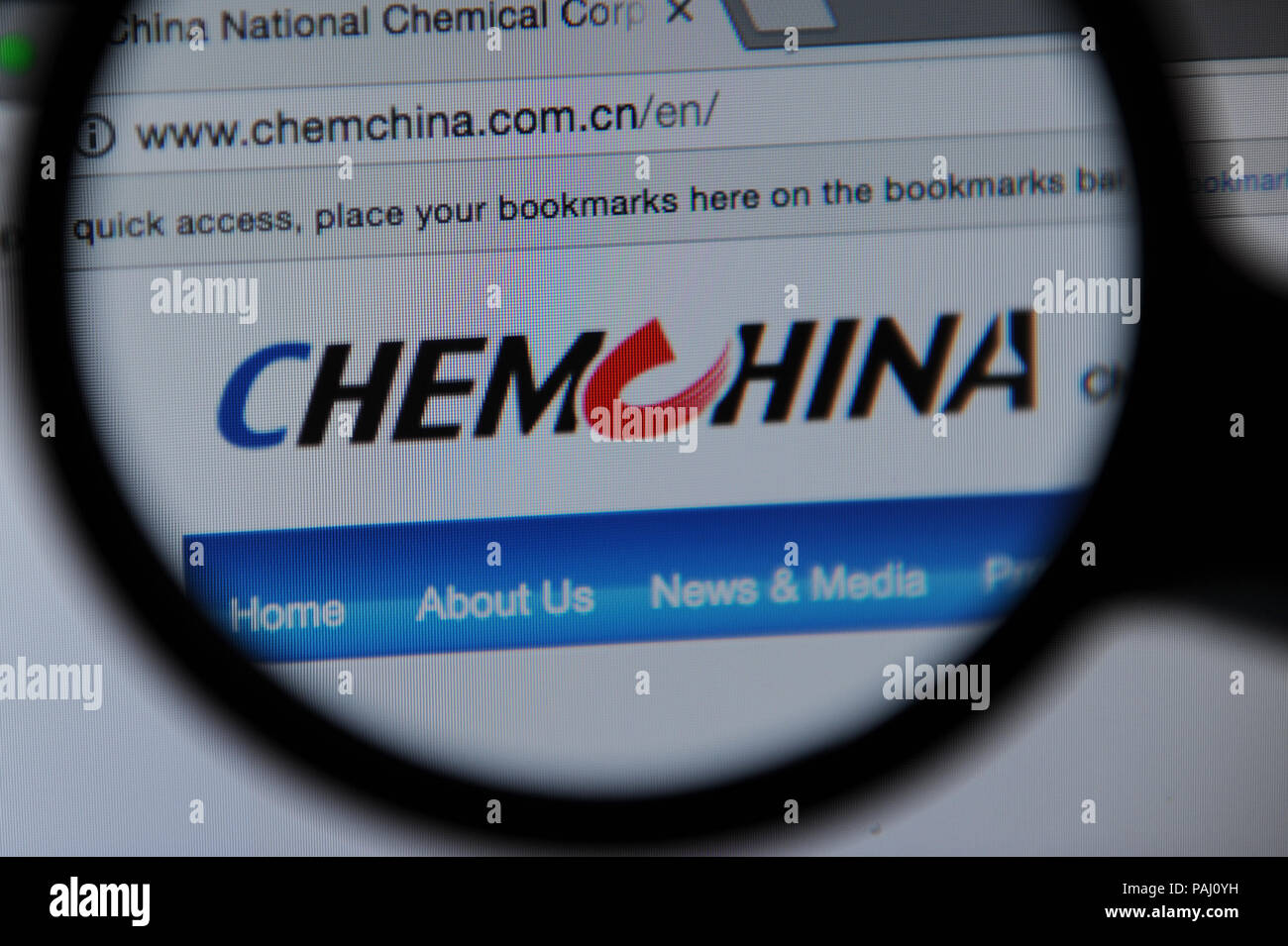 Chemchina logo hi-res stock photography and images - Alamy