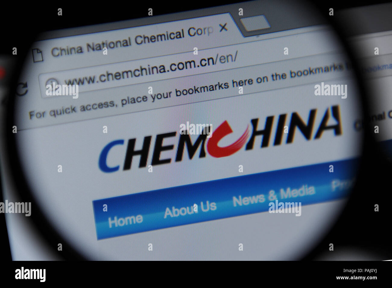 Chemchina logo hi-res stock photography and images - Alamy