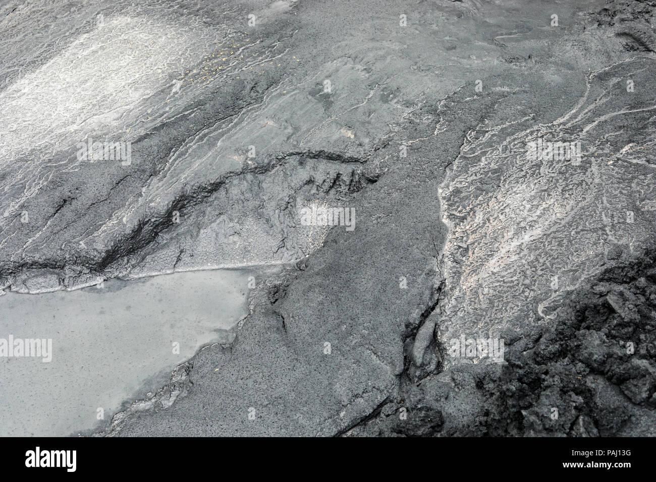fly ash pattern during the raining and water flow Stock Photo - Alamy