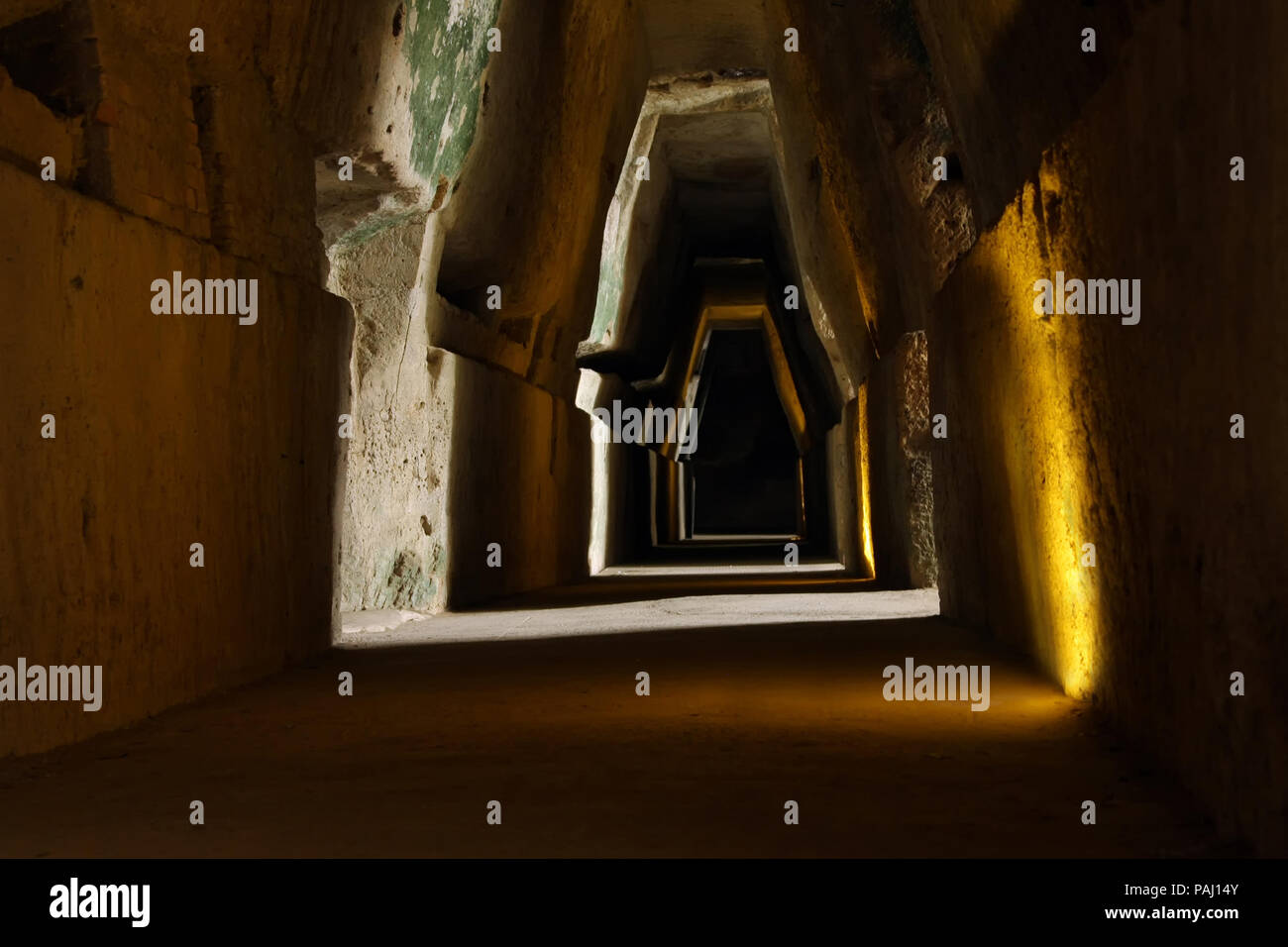 Cave of the Sybil, Cumae, Naples Italy Stock Photo - Alamy
