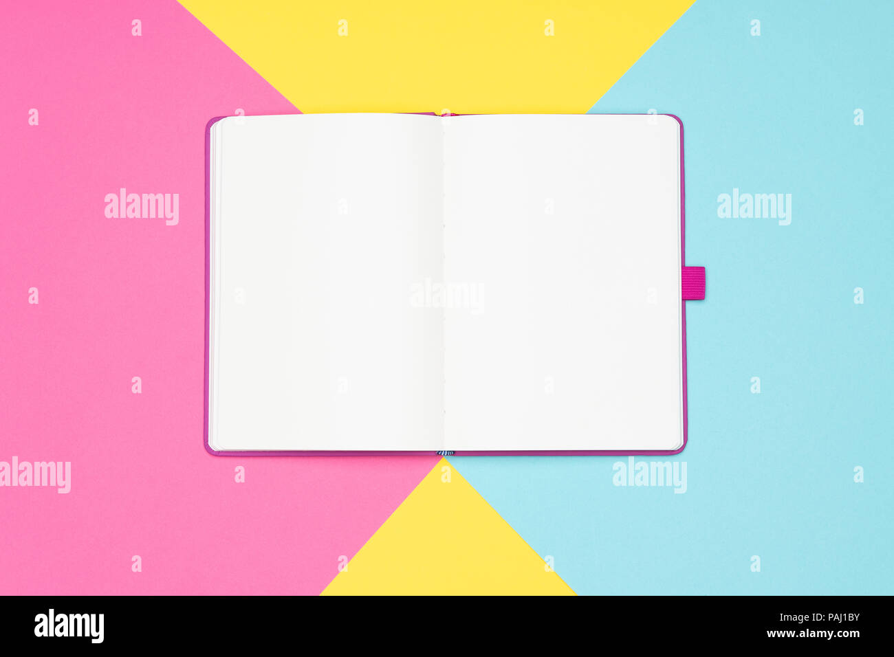 Ideas, brainstorming, creativity concept. Top view photo of office desk ...