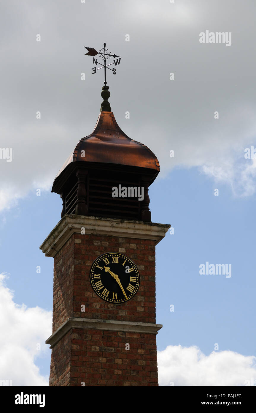 Clock tower, Westoning, Bedfordshire. Major J.G. Coventry Campion and ...