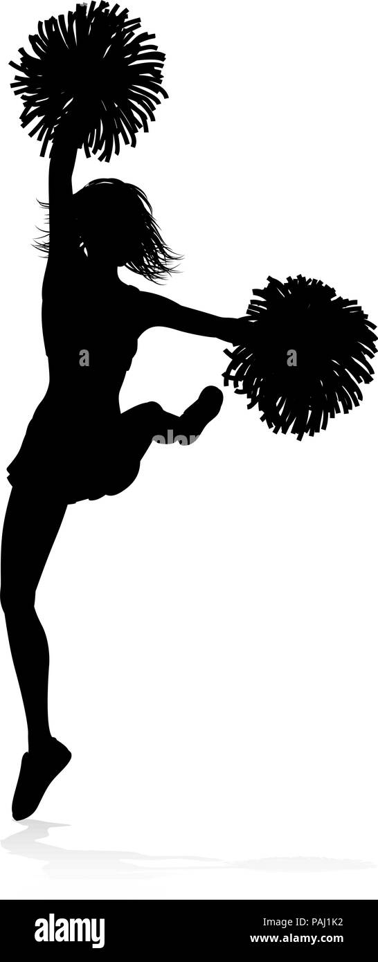 High school cheerleader girl Stock Vector Images - Alamy