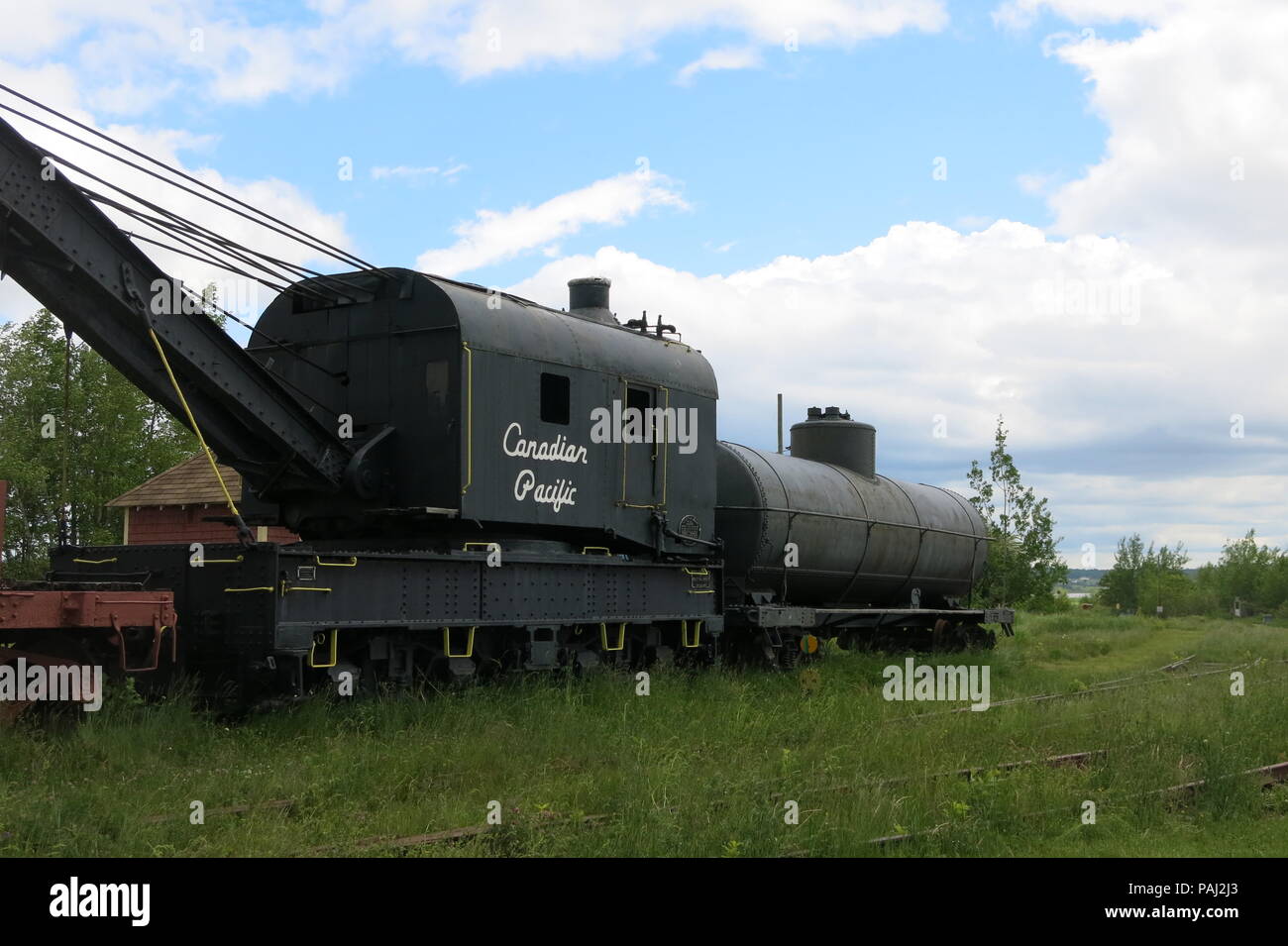 New Brunswick Railway Museum keeps a collection of former engines ...