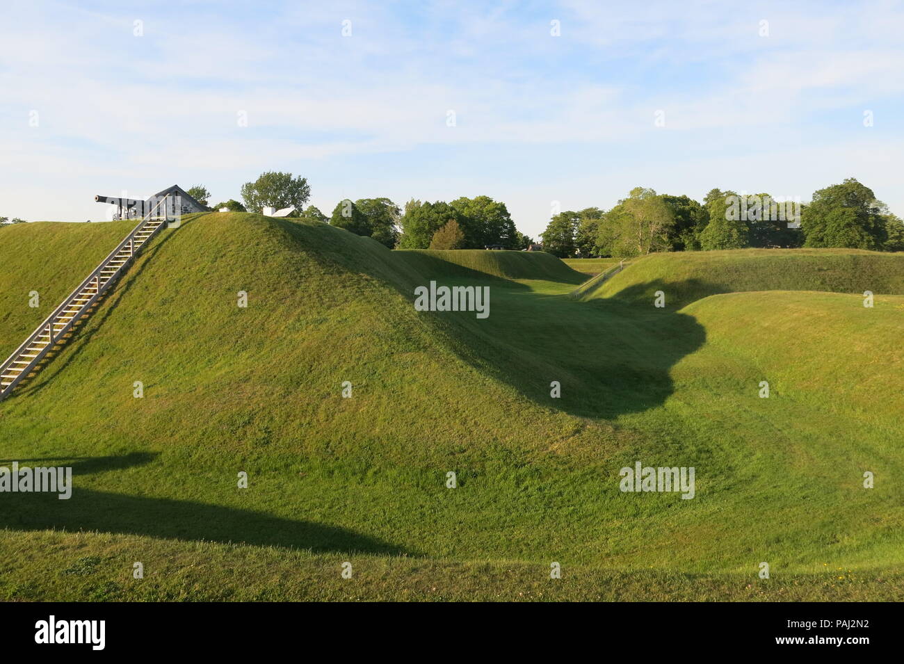 The extensive grounds at Fort Anne Historic Site are free to enter with ...