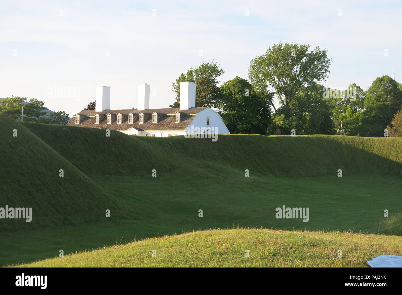 The extensive grounds at Fort Anne Historic Site are free to enter with ...