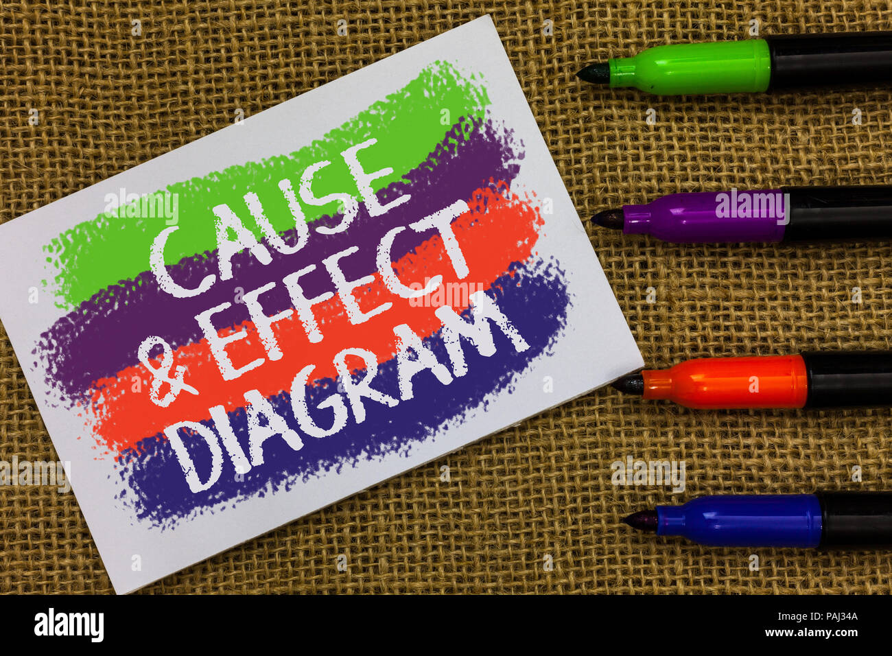 Word writing text Cause and Effect Diagram. Business concept for ...