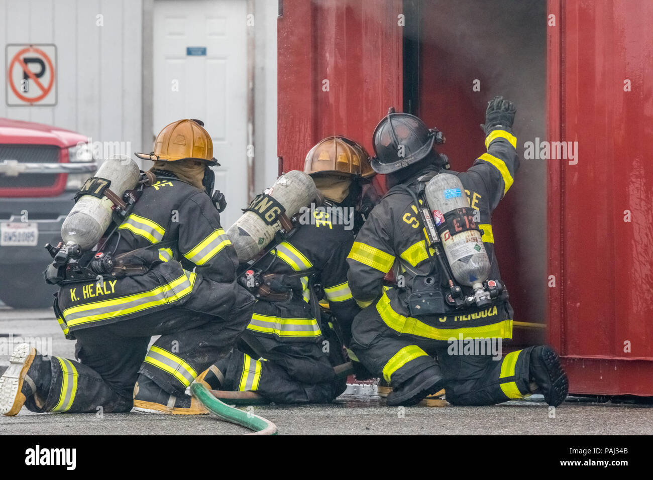 Firefighters fighting fires in California Stock Photo - Alamy