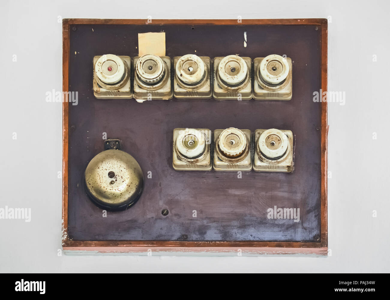 Old fuses on the wall hi-res stock photography and images - Alamy