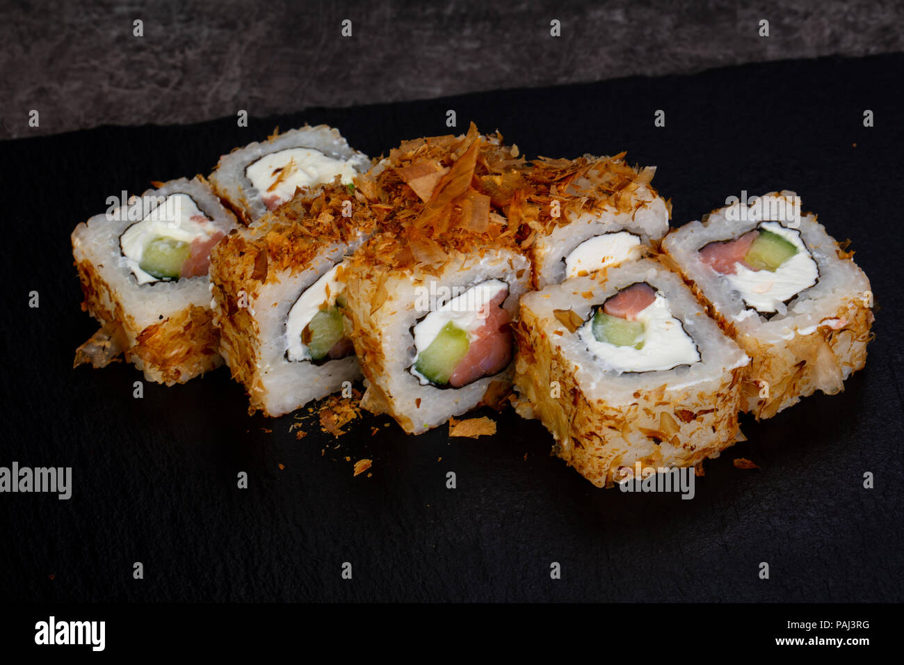 Japanese traditional roll with tuna Stock Photo - Alamy