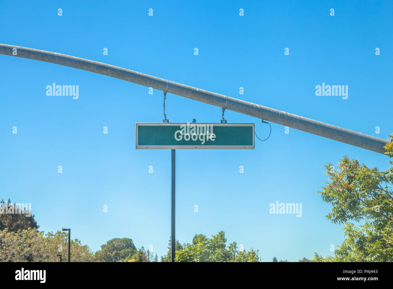 Google headquarters sign mountain view hi-res stock photography and ...
