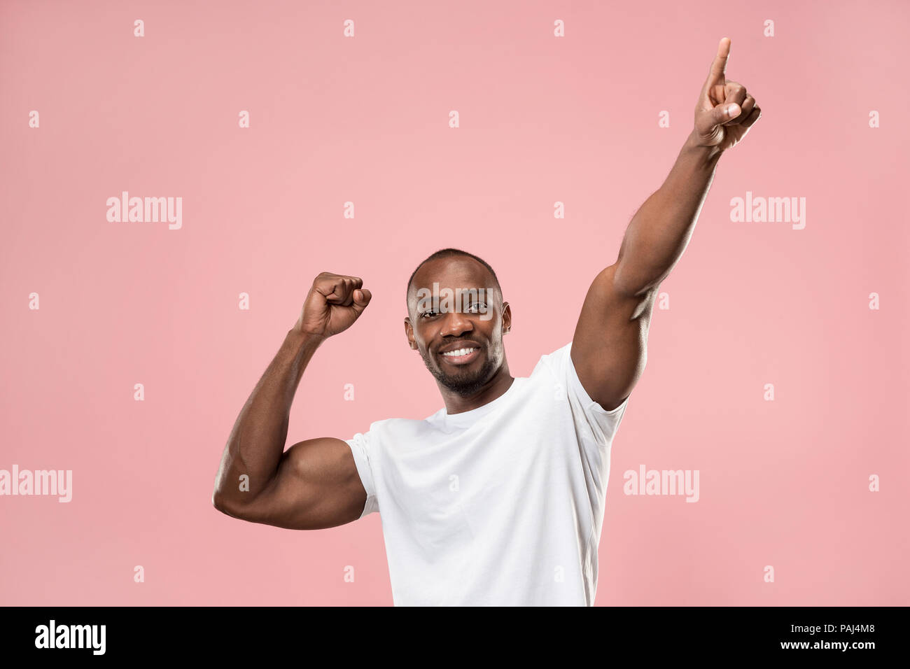 Winning success man happy ecstatic celebrating being a winner. Dynamic ...