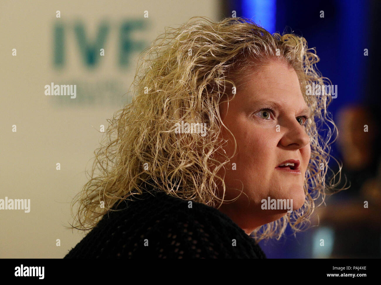 Louise Brown, the world's first test tube baby, at the Science Museum ...