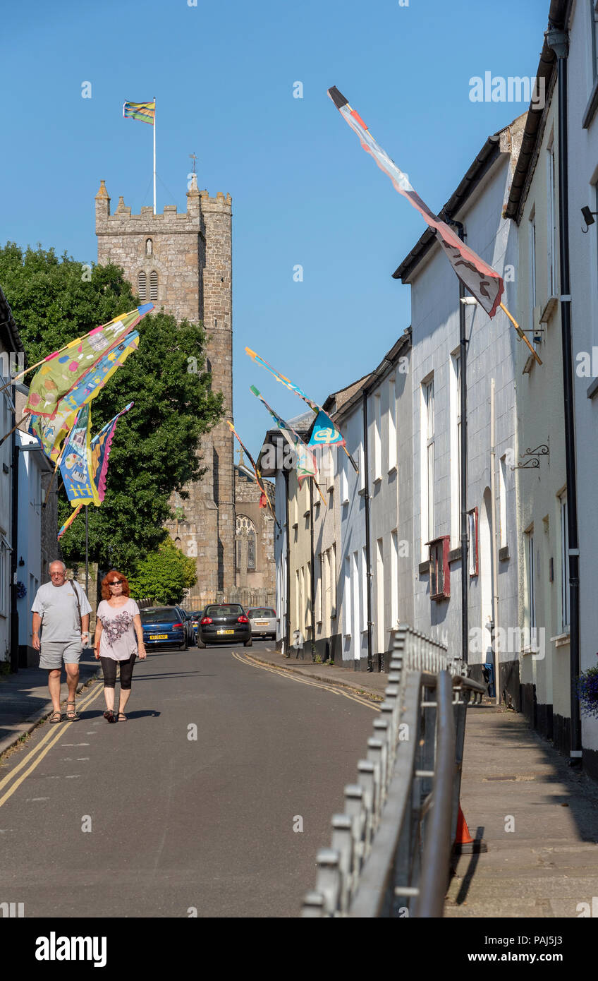 Moretonhampstead small town in the Dartmoor National Park, Devon ...