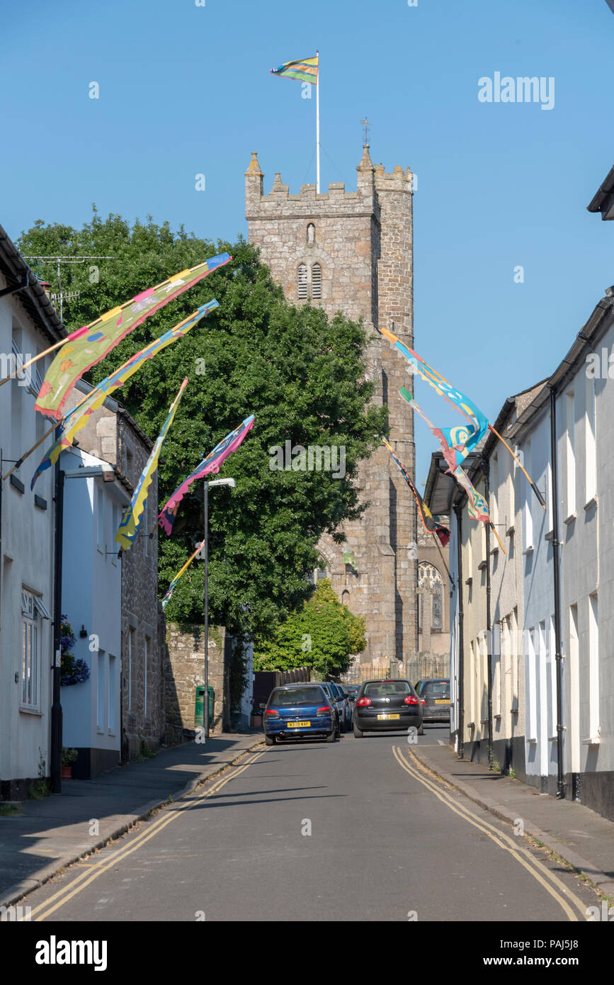 Moretonhampstead small town in the Dartmoor National Park, Devon ...