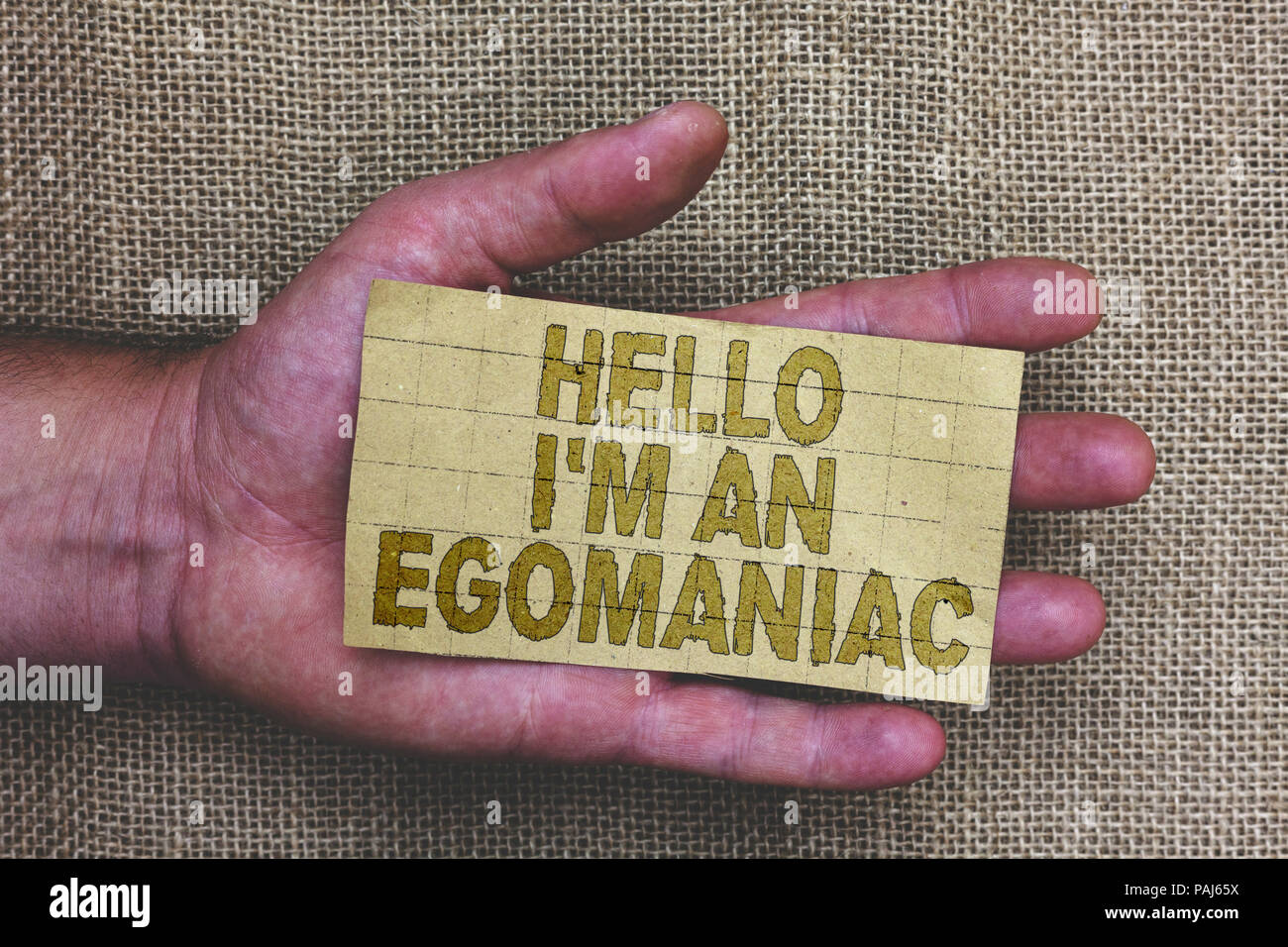 Egomaniac hi-res stock photography and images - Alamy