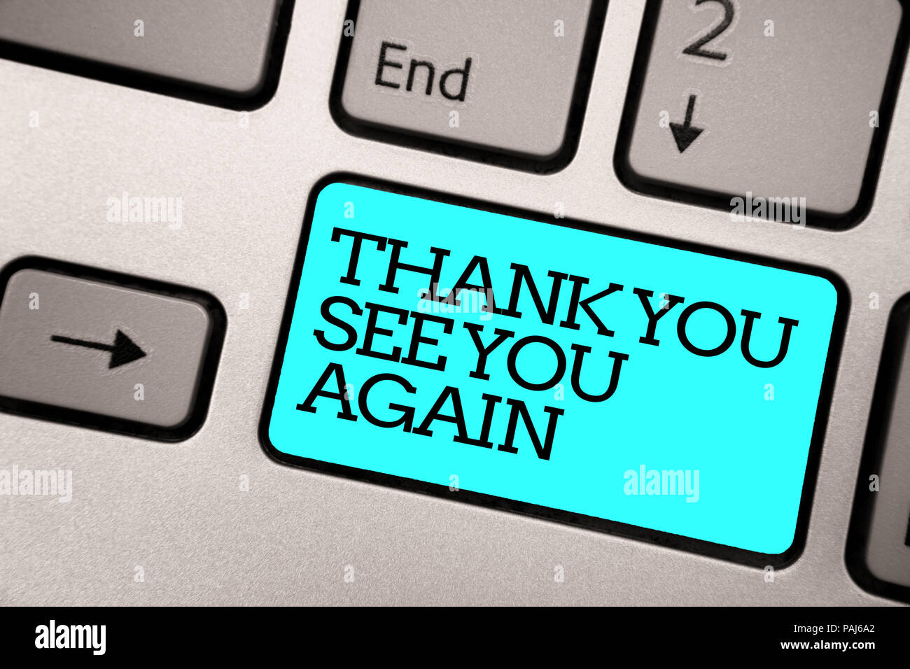Thanks come again sign hi-res stock photography and images - Alamy