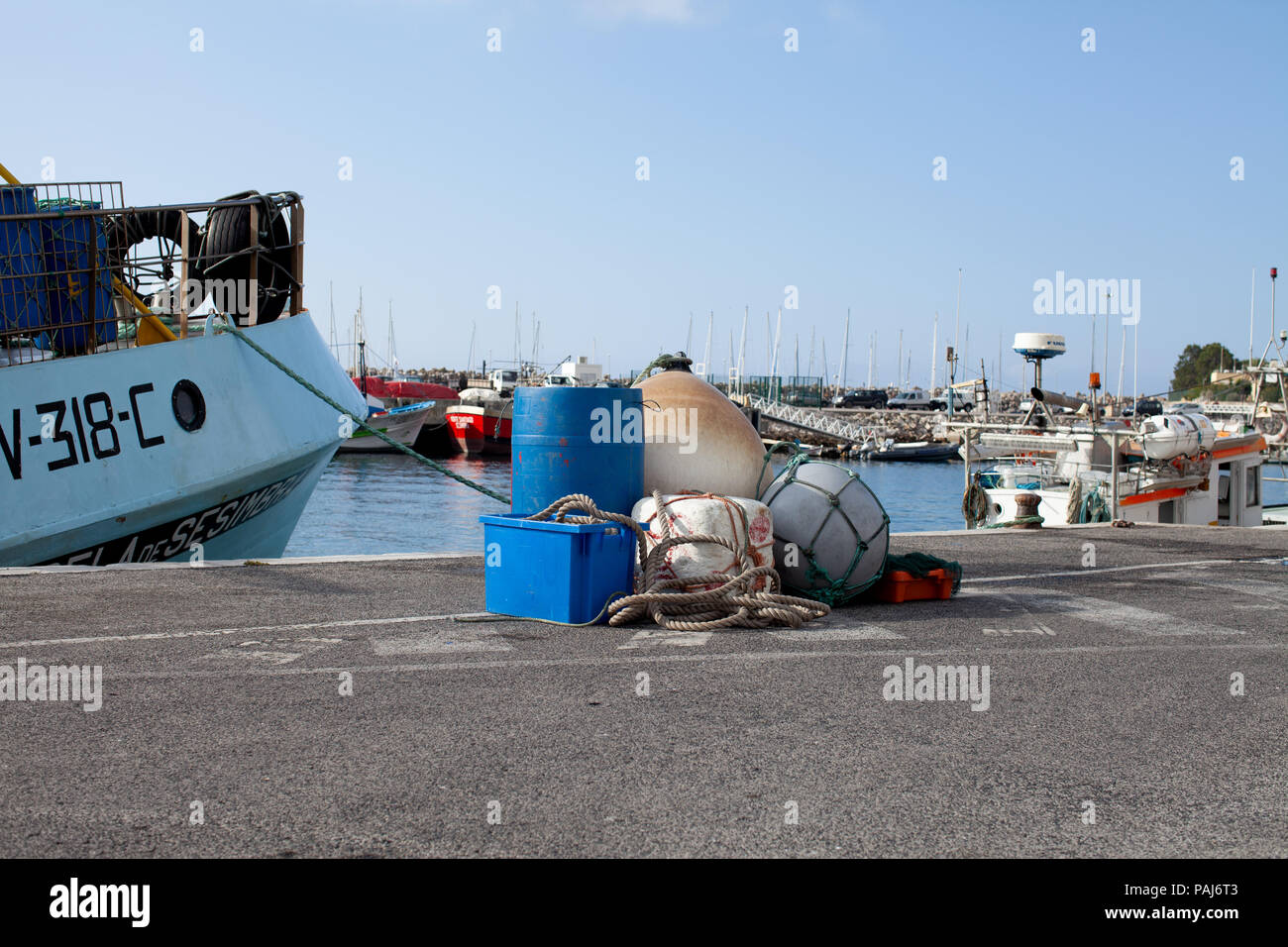 Fisher net, Fischernetz Stock Photo - Alamy